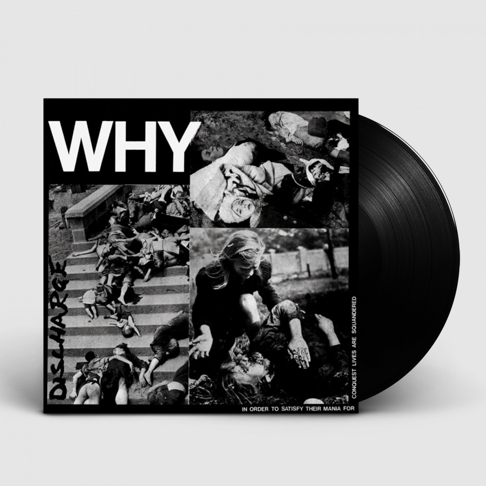 Discharge · Why | Black LP Vinyl